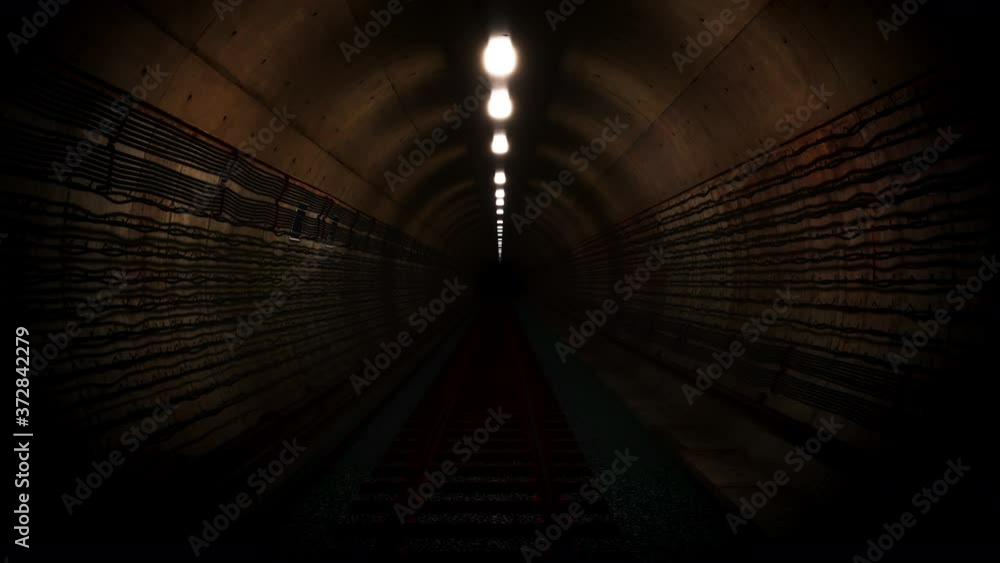 Stone Corridor In Mountain track is motion footage for classic films ...