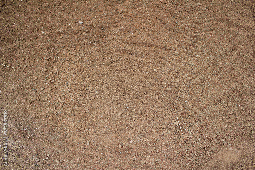 Soil texture background. Top view soil . Stock Photo | Adobe Stock