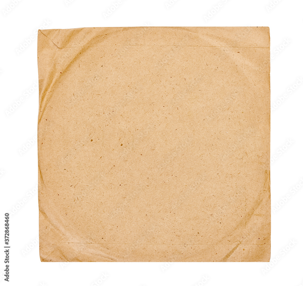 Old vinyl record cover isolated on white background Stock Photo | Adobe ...