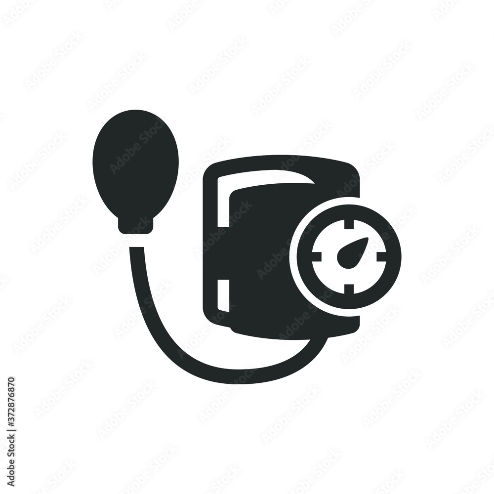 Blood pressure cuff icon Stock Vector | Adobe Stock