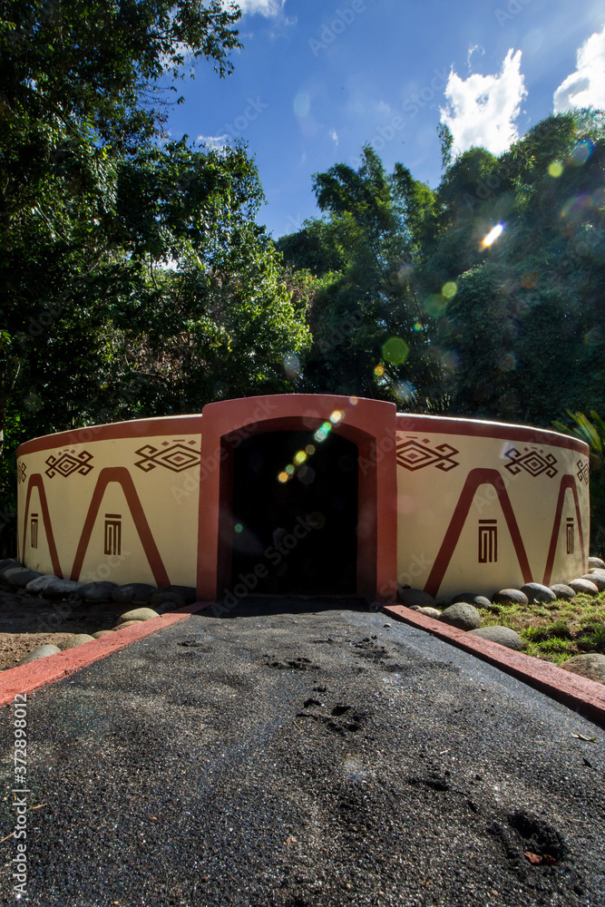 Temazcal- traditional steam sauna bath of Mesoamerican cultures. Stock ...