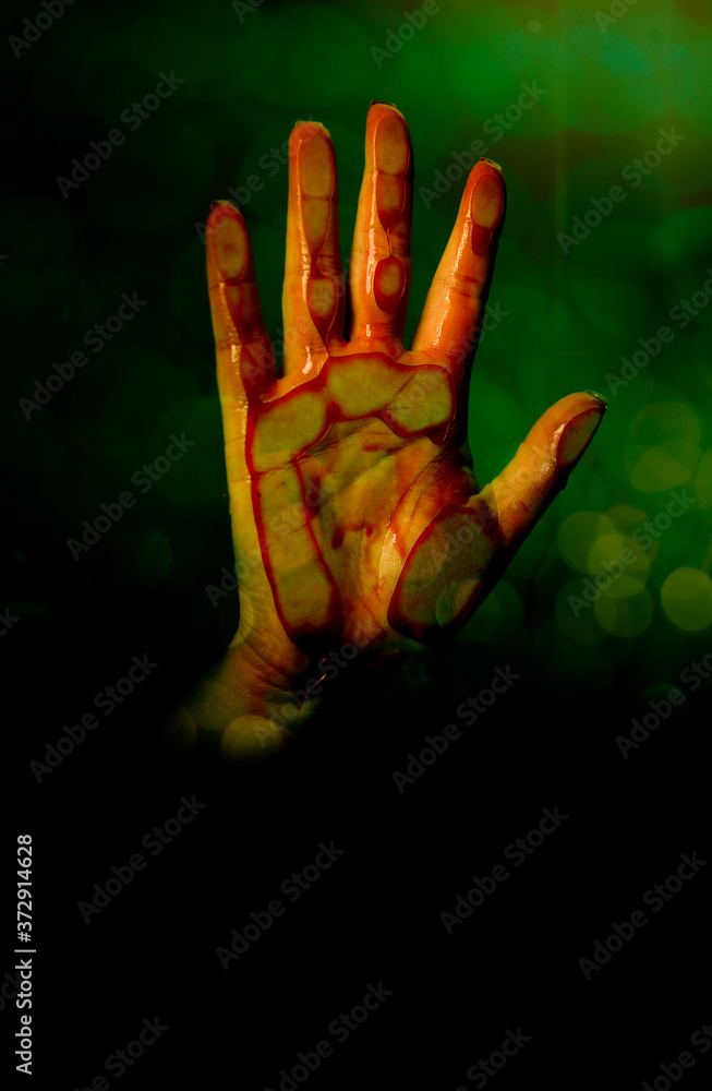 Bloody hand Stock Photo | Adobe Stock