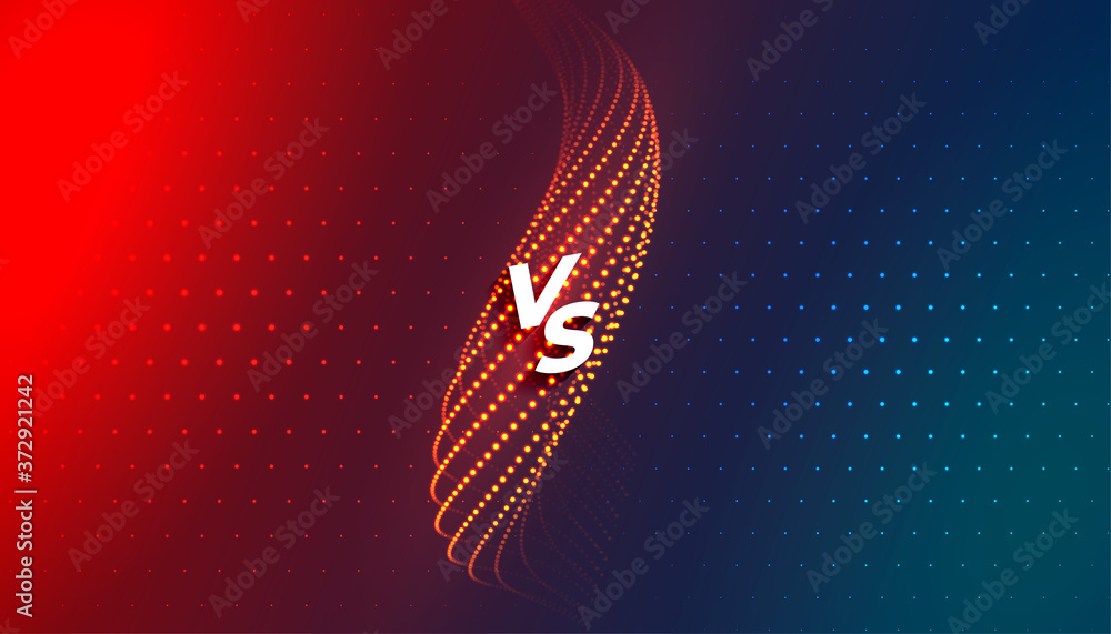 versus vs comparision screen background template design Stock Vector ...