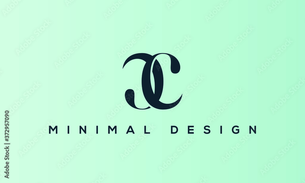 CC letter logo alphabet monogram icon symbol Stock Vector | Adobe Stock