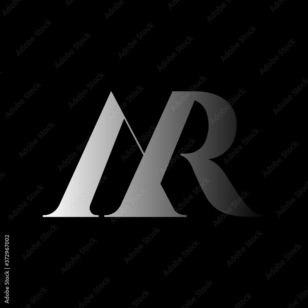 AR Letter Logo Design Creative Icon Modern Letters Vector Logo Stock ...