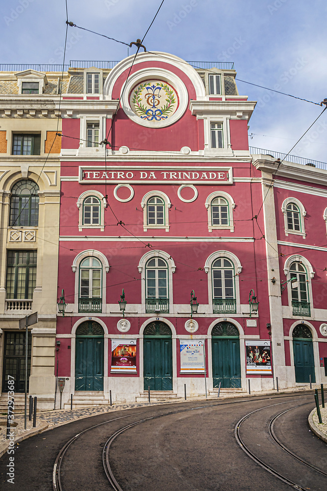 Teatro da Trindade, a performing arts theatre. The theater opened in ...
