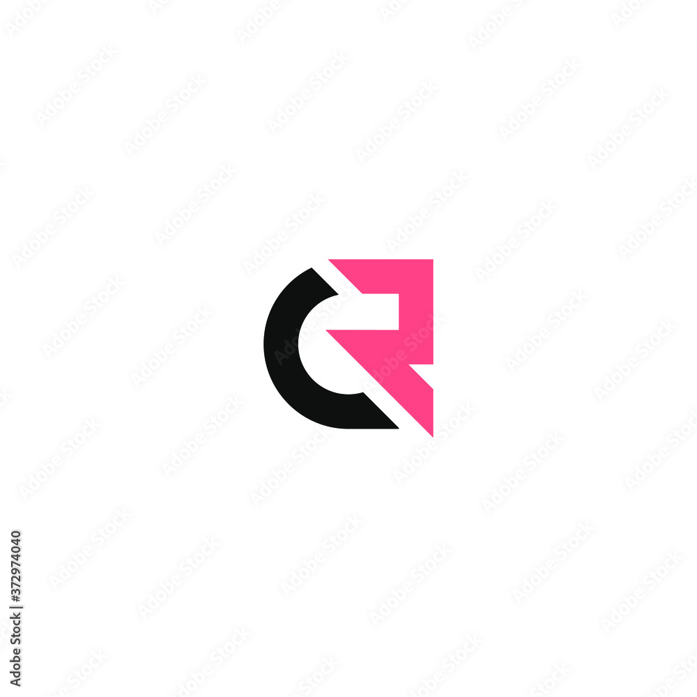 Vetor de cr icon vector logo design. cr template quality logo symbol ...