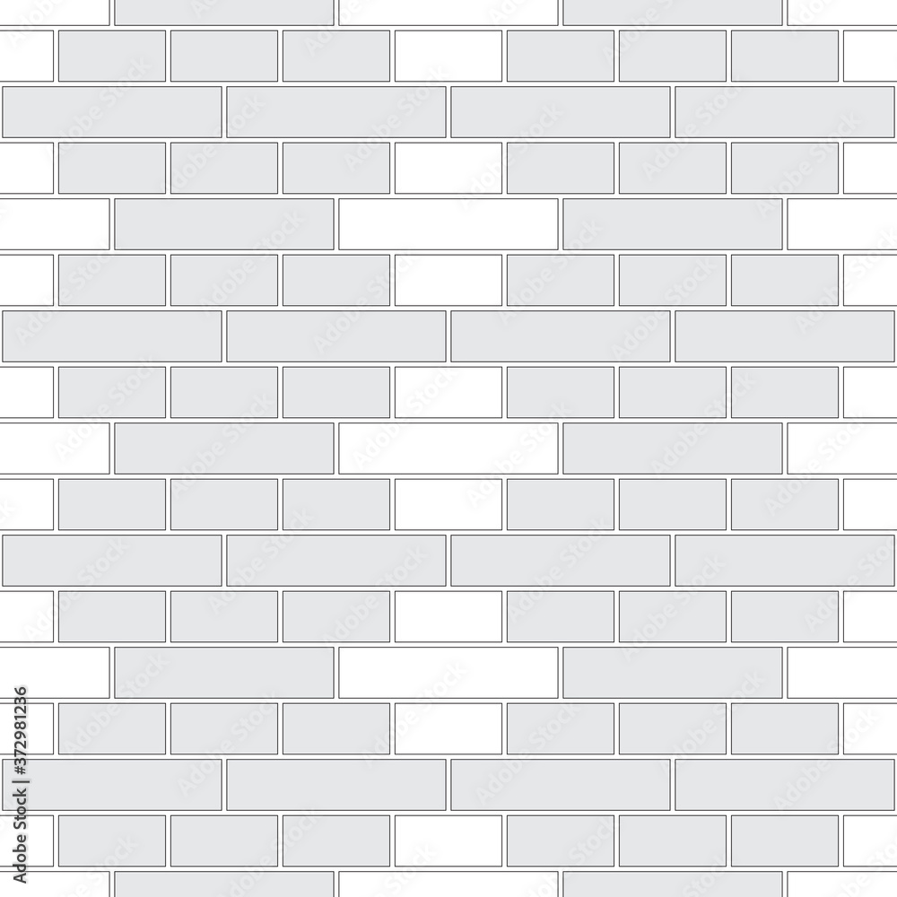 Brickwork texture seamless pattern. Decorative appearance of English ...