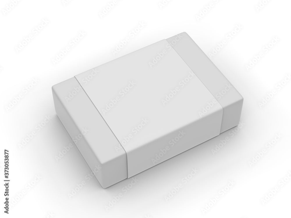 Blank soap label packaging and soap bar for mockup design and branding ...