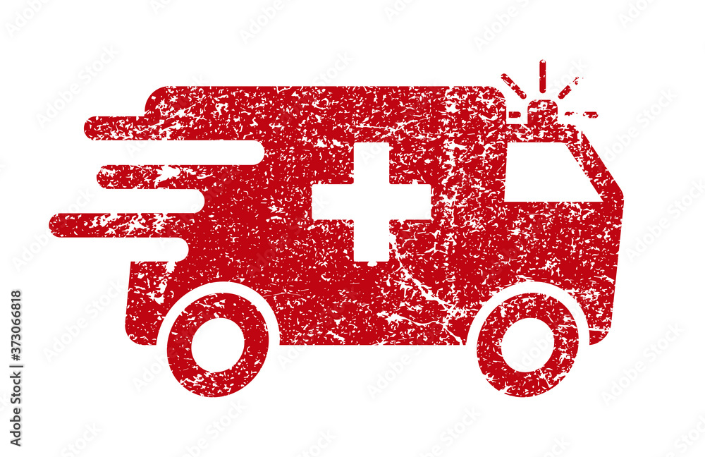 Ambulance icon symbol. First aid response logo sign. Vector ...