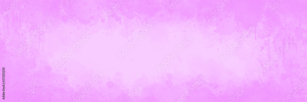Abstract pink splashed watercolor background, framed banner design ...