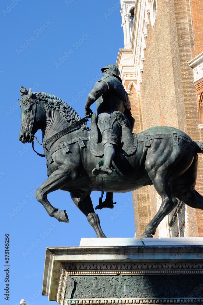 Bartolomeo Colleoni, Venezia monumento equestre, Monumento in Bronzo ...