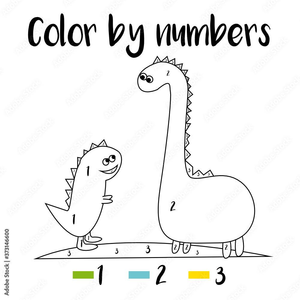 Preschool Counting Activities. Coloring page with colorful illustration ...