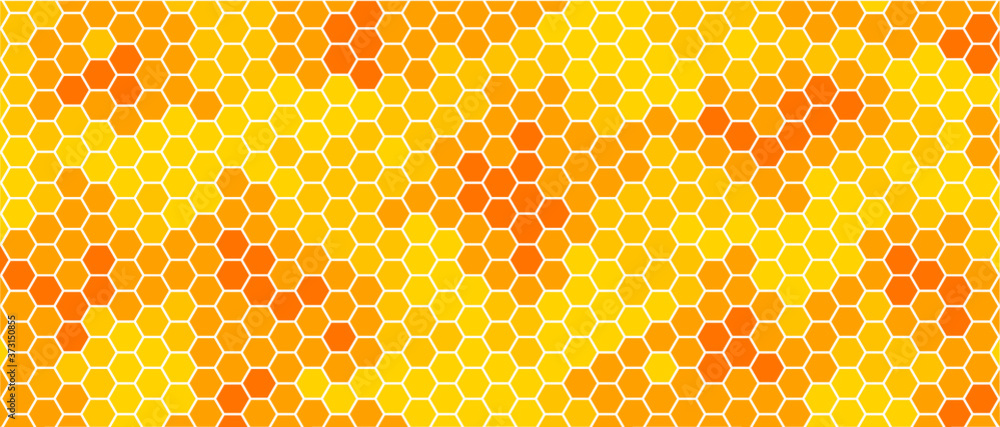Yellow Beehive Pattern
