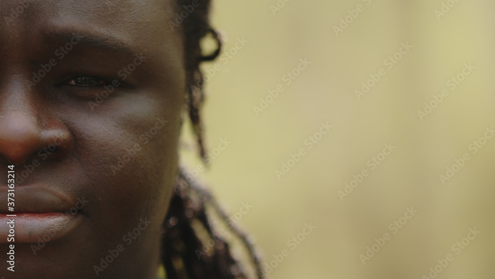 Crying African Man