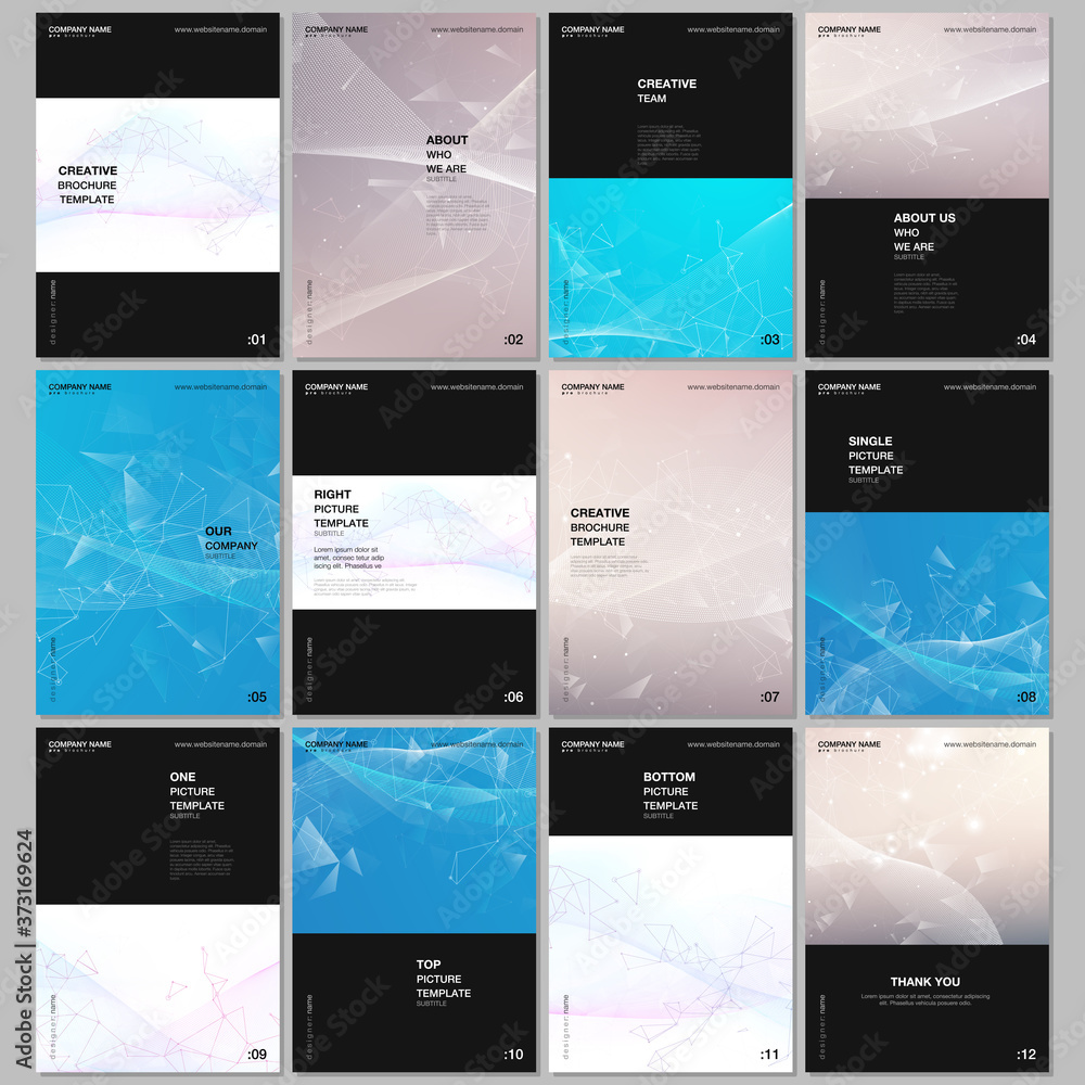 A4 brochure layout of covers templates for flyer leaflet, A4 brochure ...