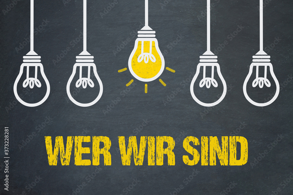 Wer wir sind Stock Illustration | Adobe Stock