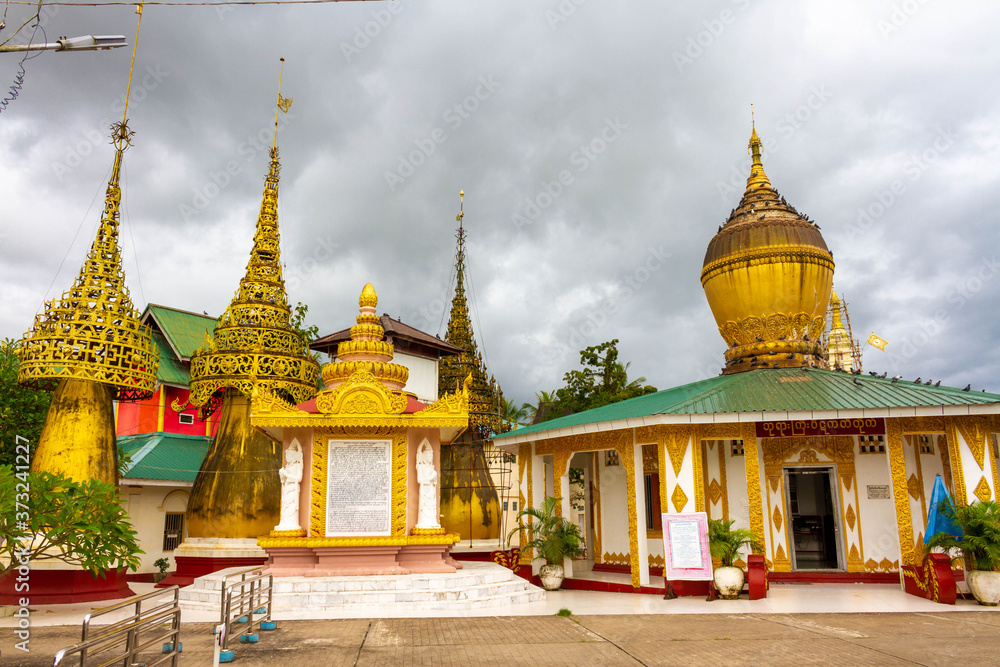 The beauty of Myanmar architecture at Shwe Taung Zar Pagoda, the most ...