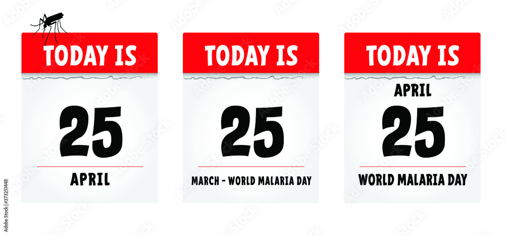 Stop malaria mosquito, dengue or zika virus alert. World malaria day on ...