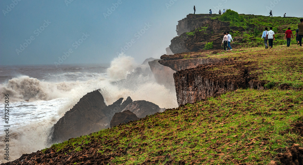 Diu, Union territory of Daman and Diu, Gujarat, India: people enjoying ...