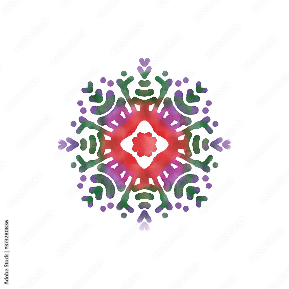Printable art colorful cultural motif Indian design Stock Photo | Adobe ...