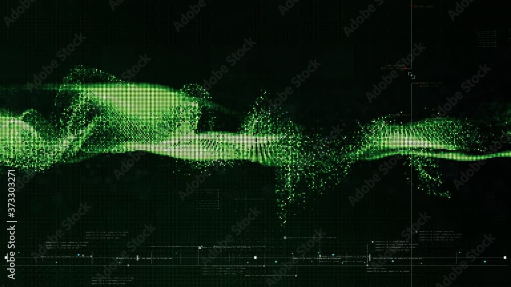 Futuristic holographic simulation of artificial neural networks intelligence performing Data ...