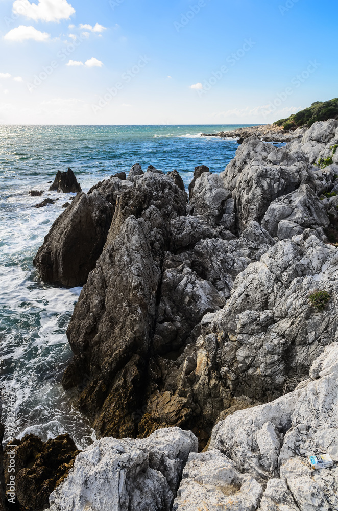 Batterie Di Punta Rossa - The coast of southern Italy in the Punta ...