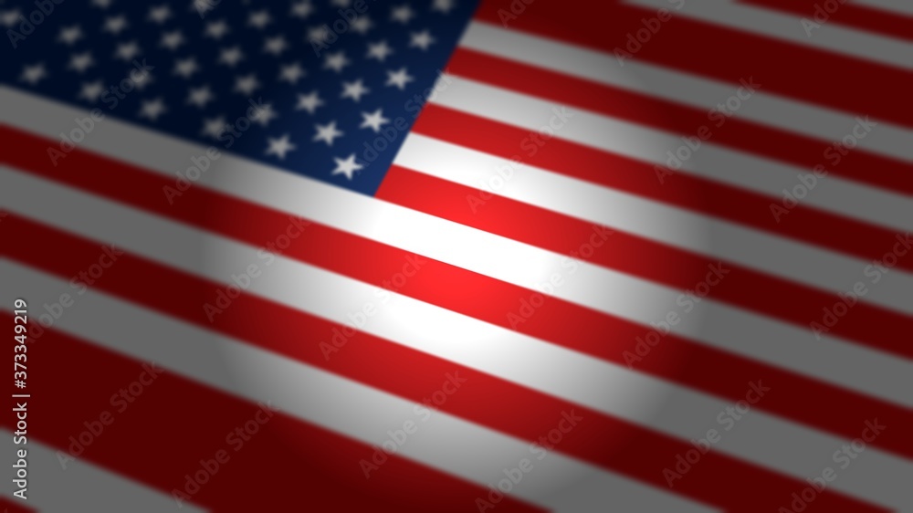 Original American flag. USA background. Artistic effect, funny US flag ...