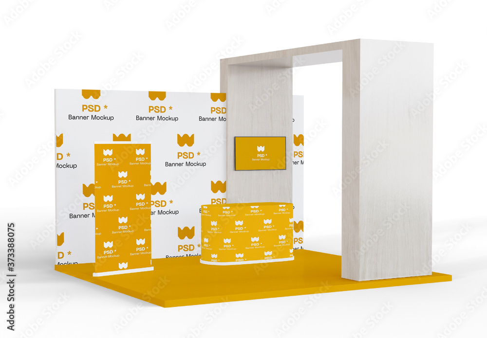 Promotion Stand Mockup Stock Template | Adobe Stock