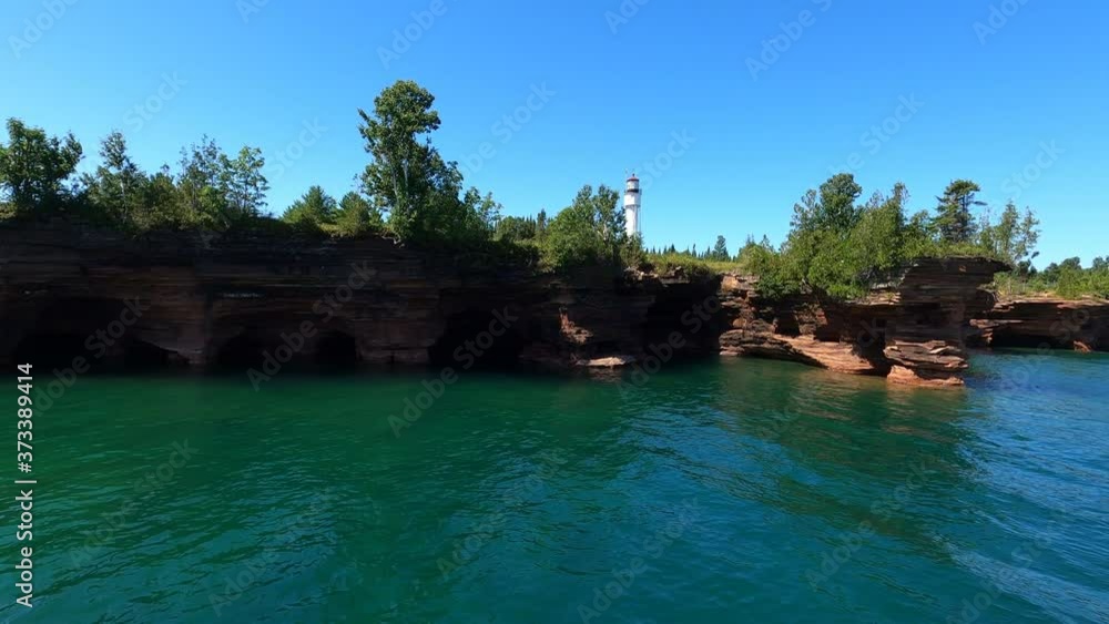 Apostle islands National Lakeshore in Northern Wisconsin. The Great ...