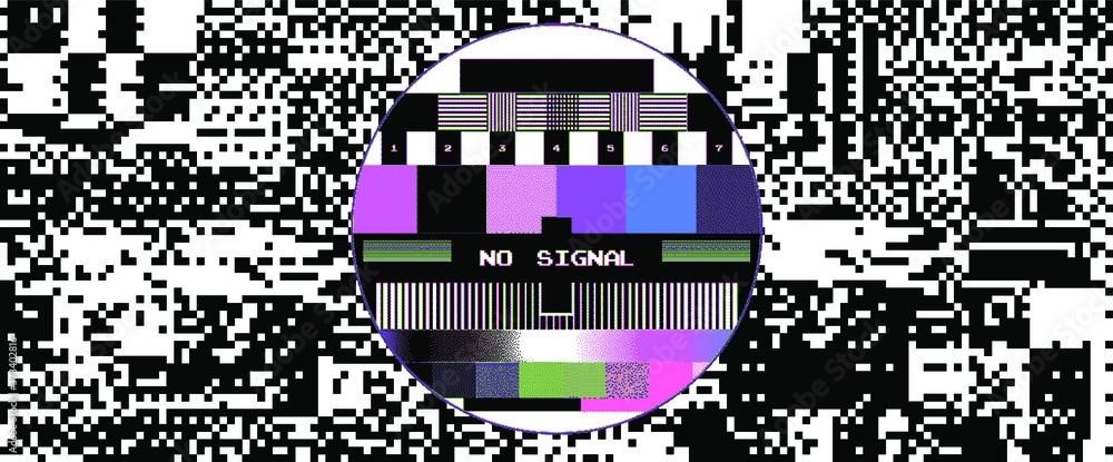 Abstract pixelated background with flickers and datamoshing effect ...