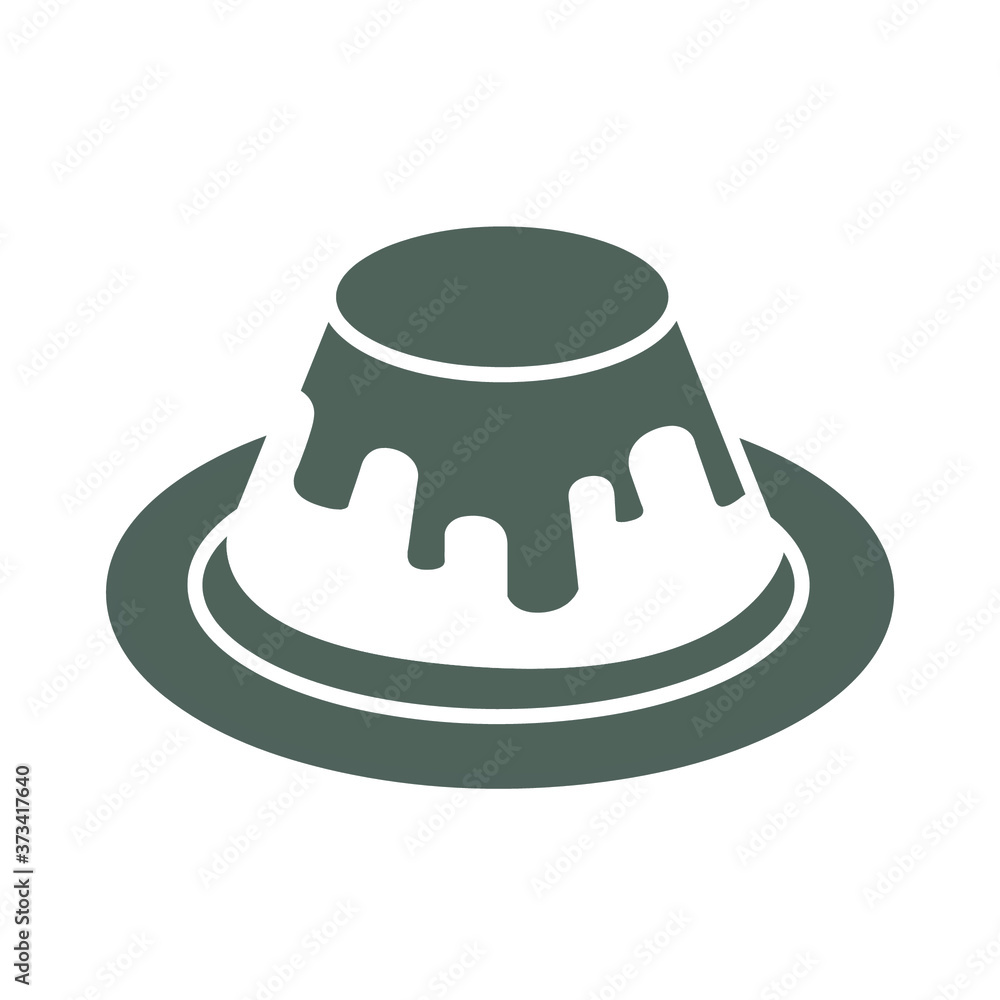 Delicious Pudding Vector Illustration for Icon, Symbol, and Logo. EPS ...