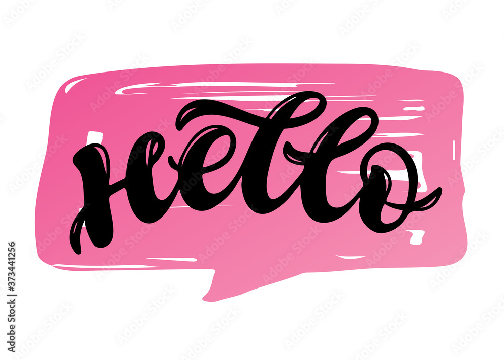 Inspiration cute lettering quote hand drawn postcard. Template ...