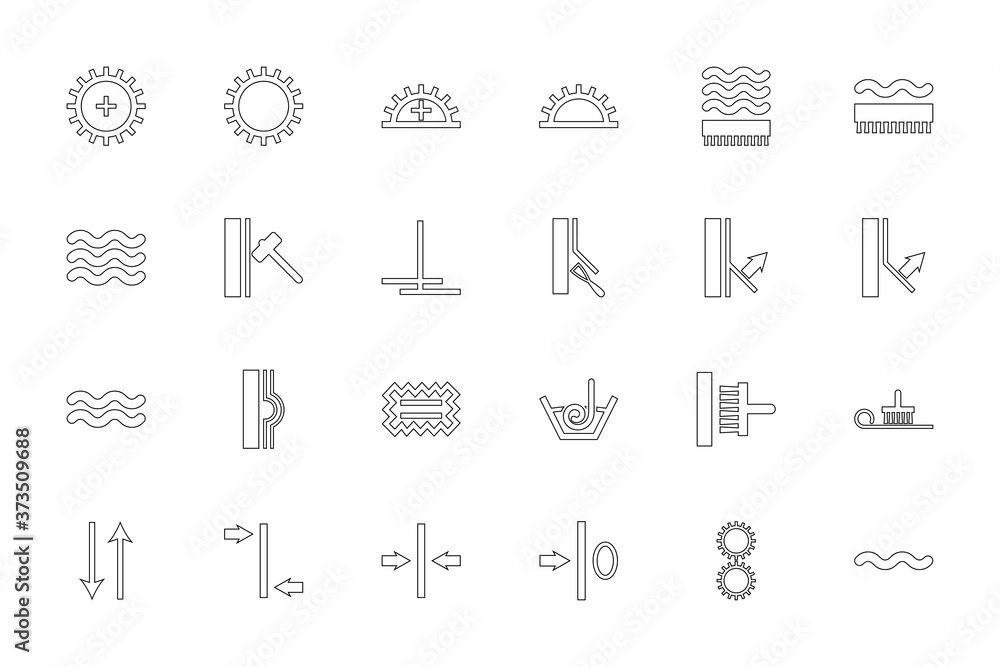 Designation on the wallpaper symbol black color set solid style image ...