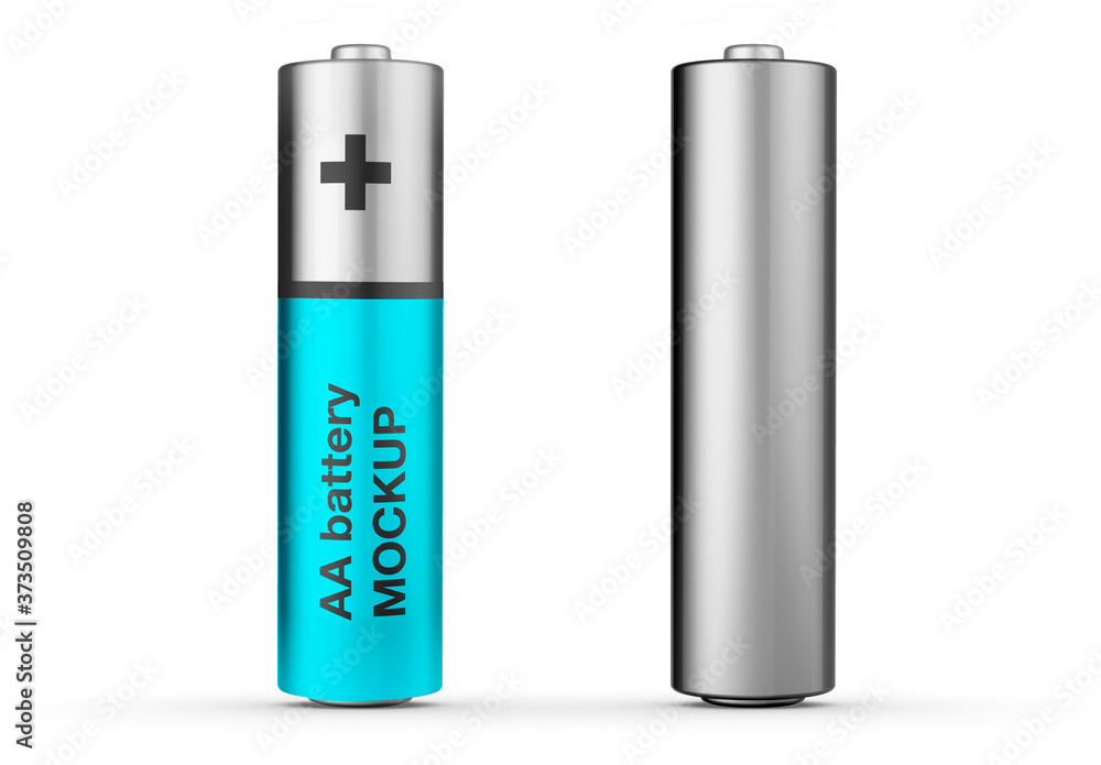 AA Battery Mockup Stock Template | Adobe Stock