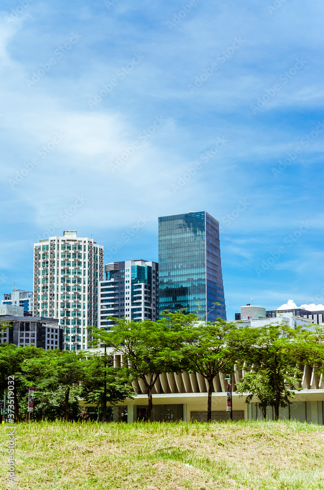 Bonifacio Global City, Taguig, Metro Manila - Aug 2020: One of the last ...