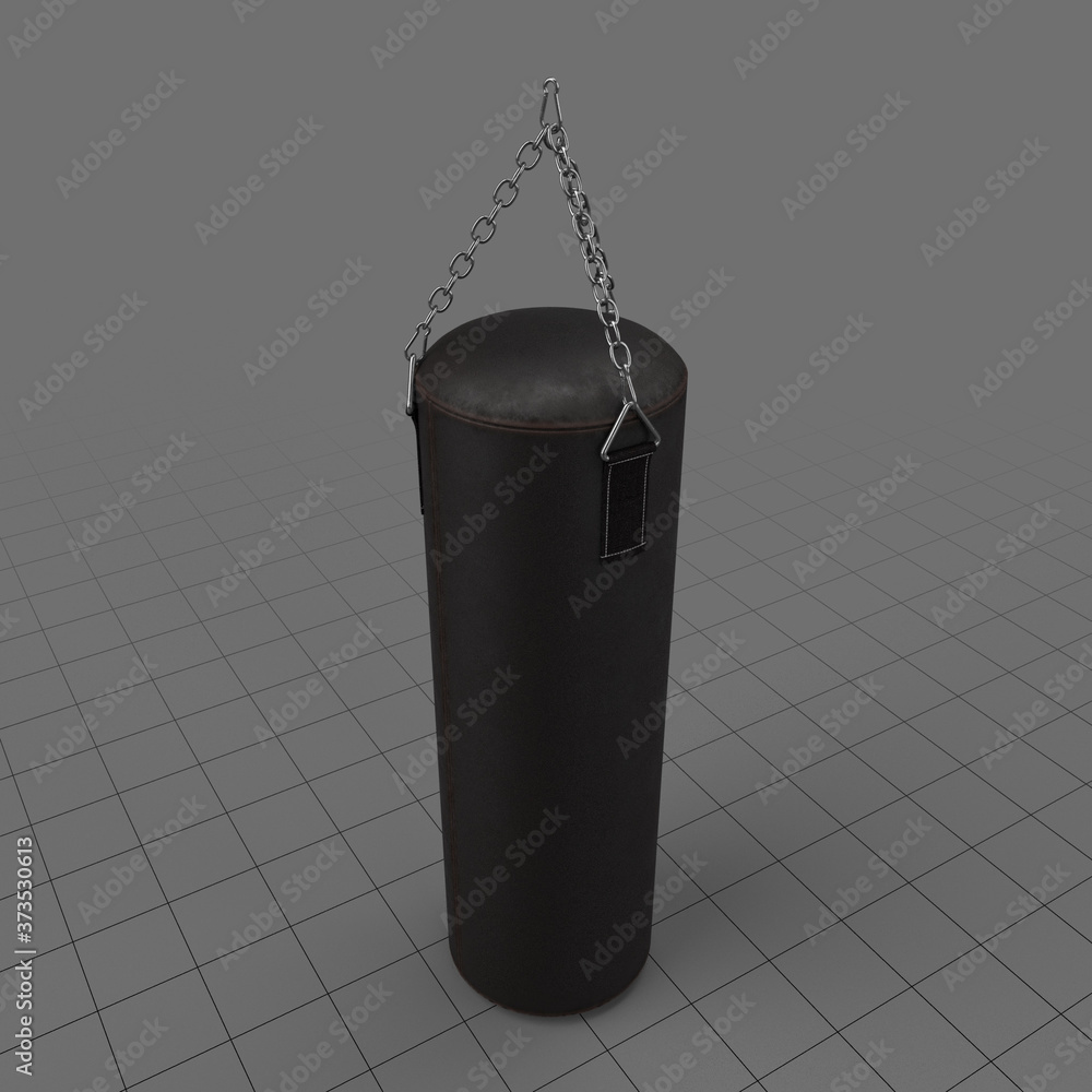 Hanging punching bag Stock 3D asset | Adobe Stock