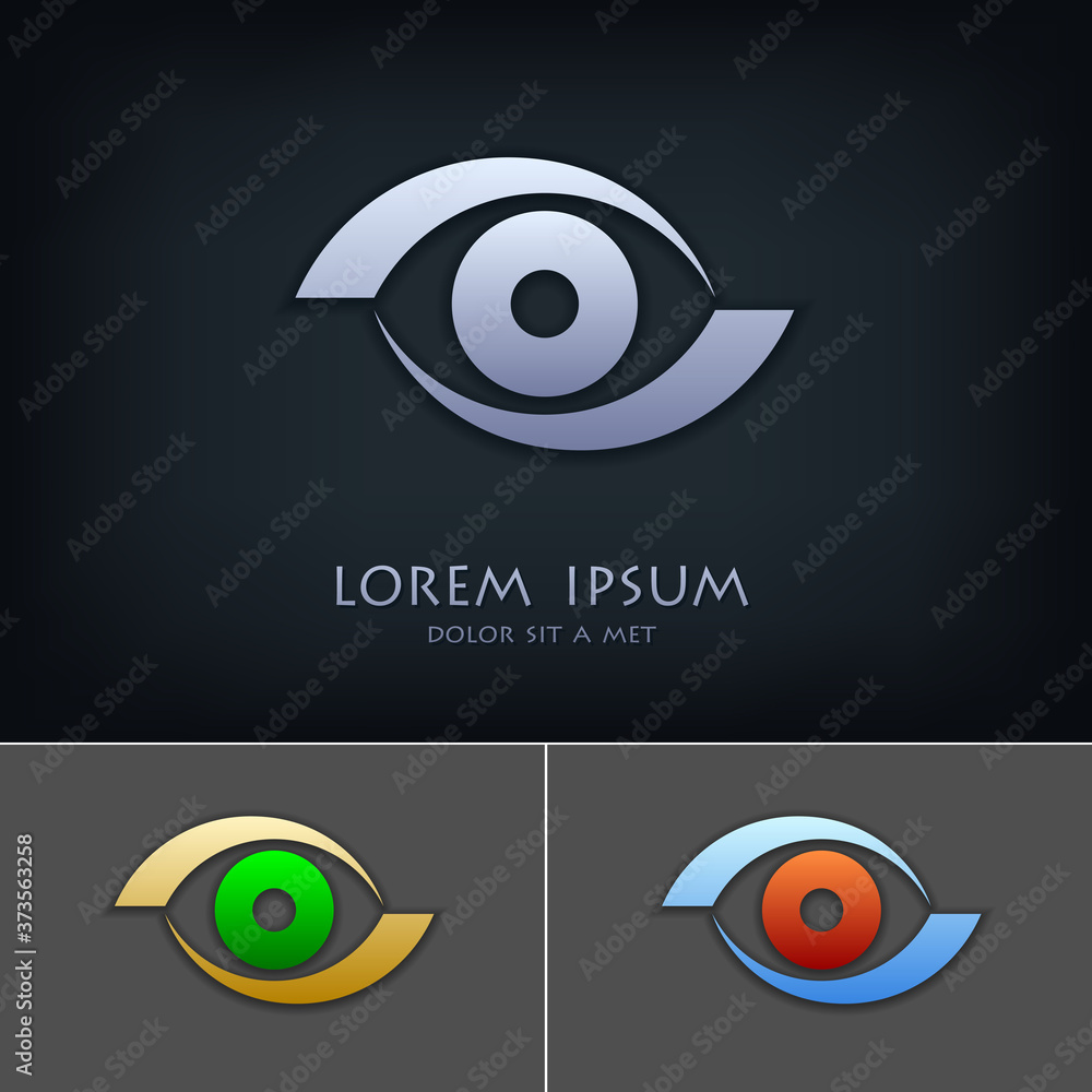 Logo Eye, Vector Eps 10 Stock Vector | Adobe Stock