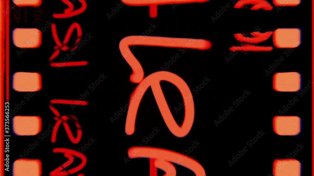 Marks and signs dynamic film effect. Grain and noise texture. Hand ...