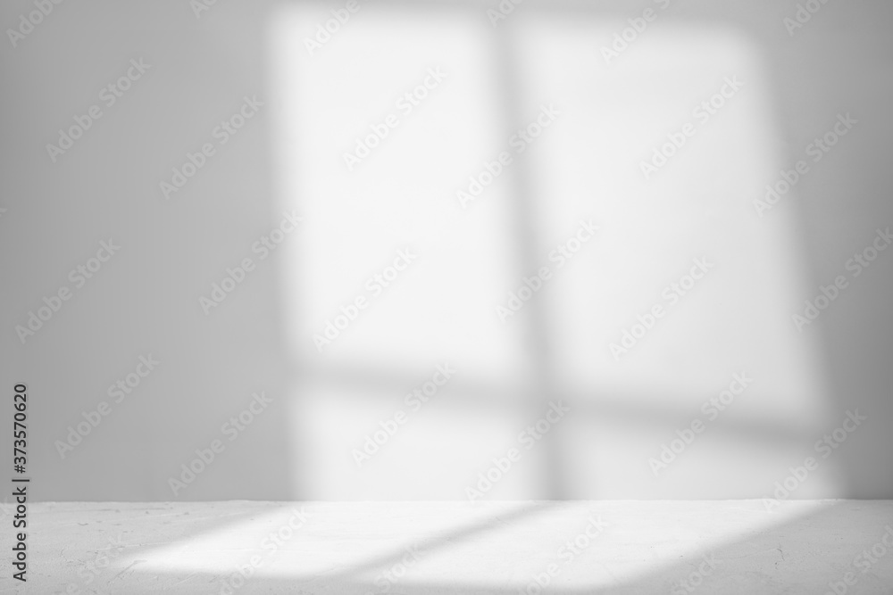 Gray background for product presentation with shadow and light from the ...