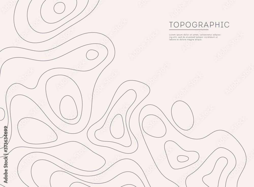 Topographic map background concept with space for your text ...