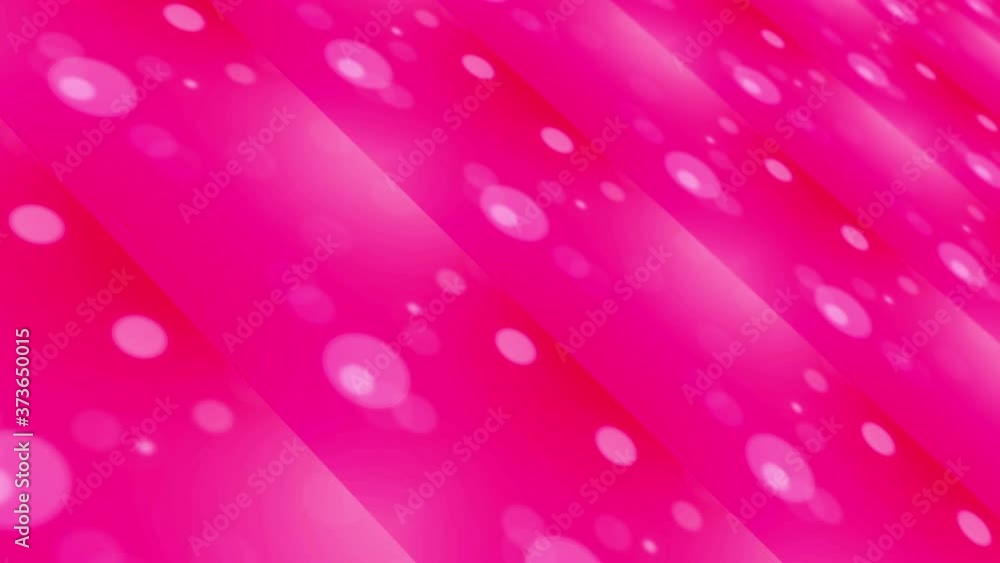 Abstract pink light grid LED screen pattern of moving bokeh shapes ...