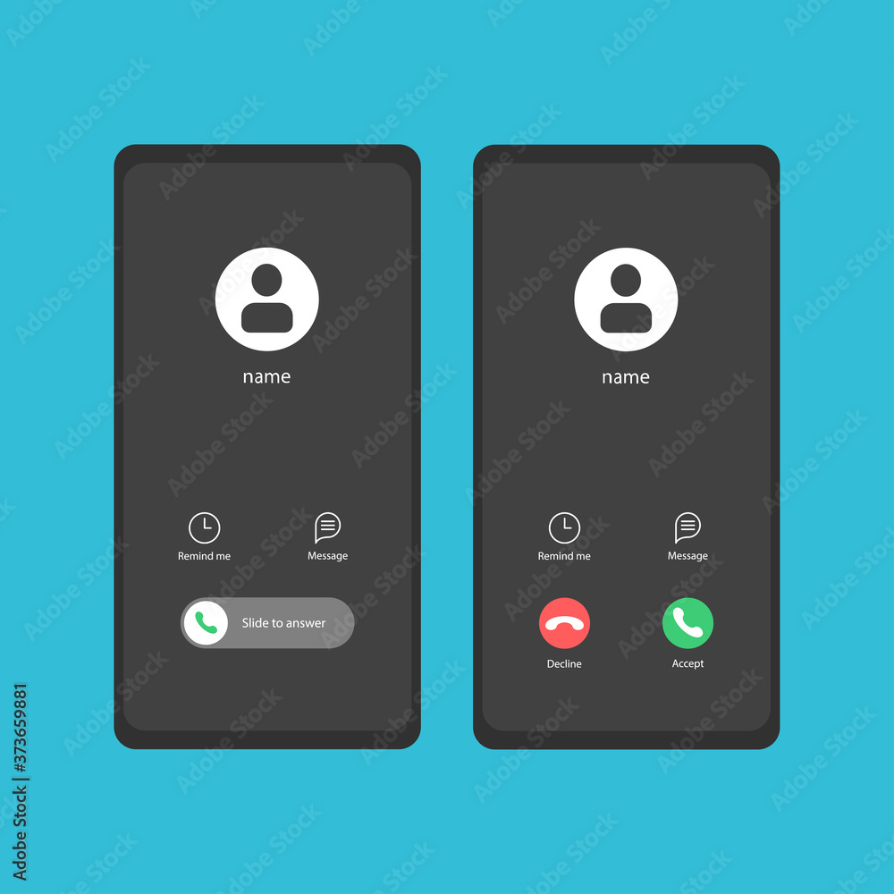 Video call screen template. Video call interface. Vector page of the ...