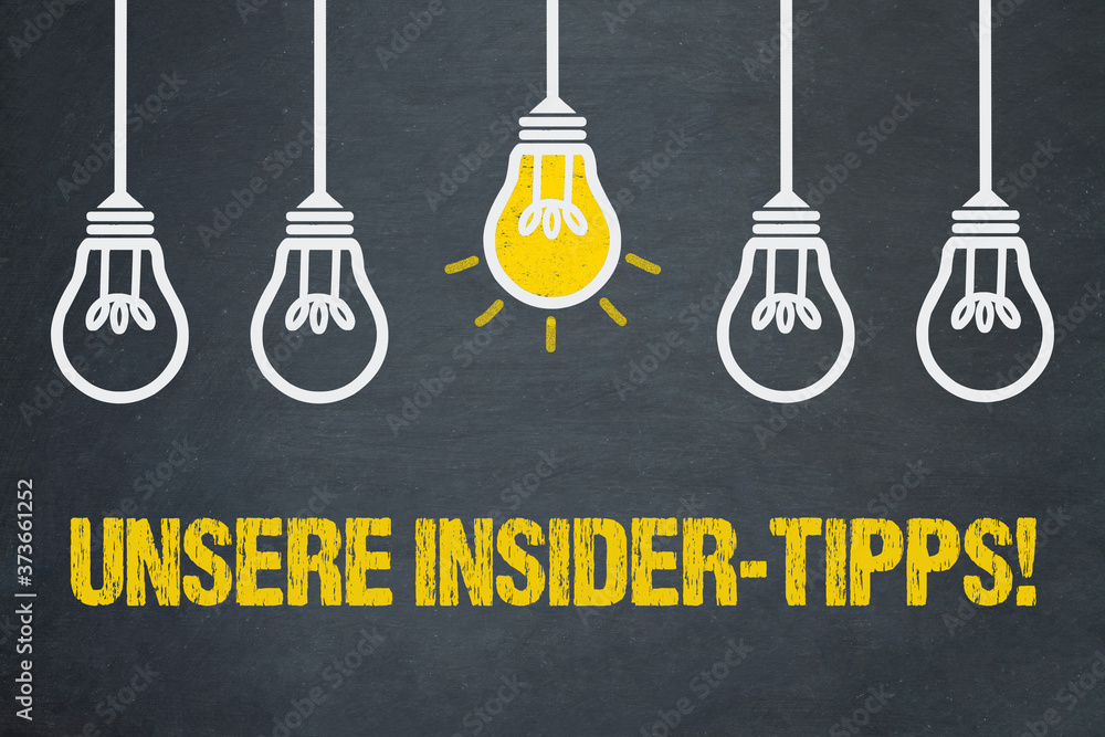 Unsere Insider-Tipps! Stock Illustration | Adobe Stock