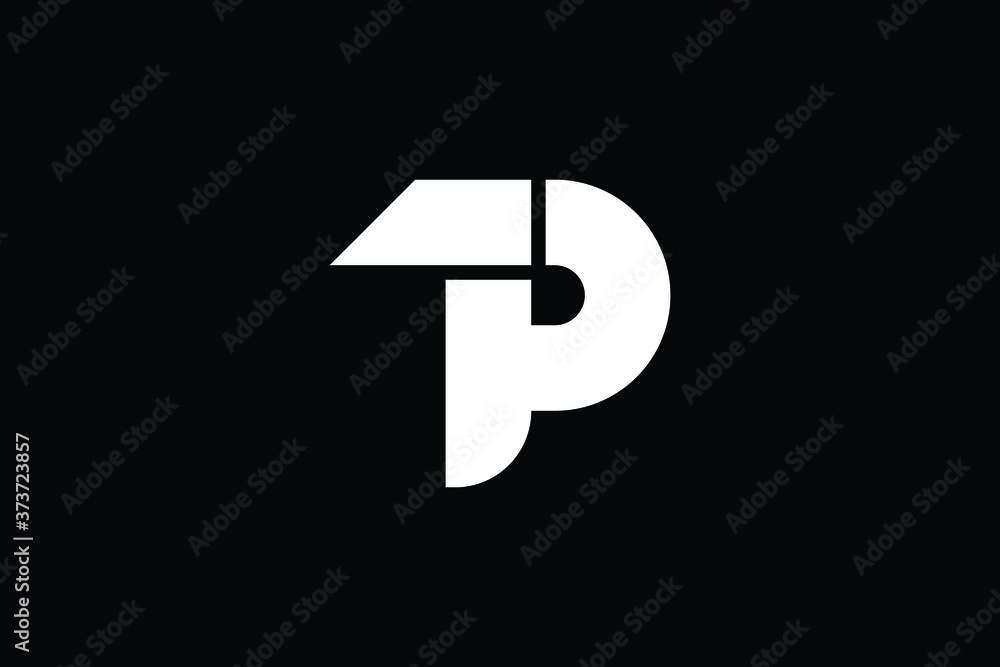 Minimal Innovative Initial TP logo and PT logo. Letter P TP PT creative ...