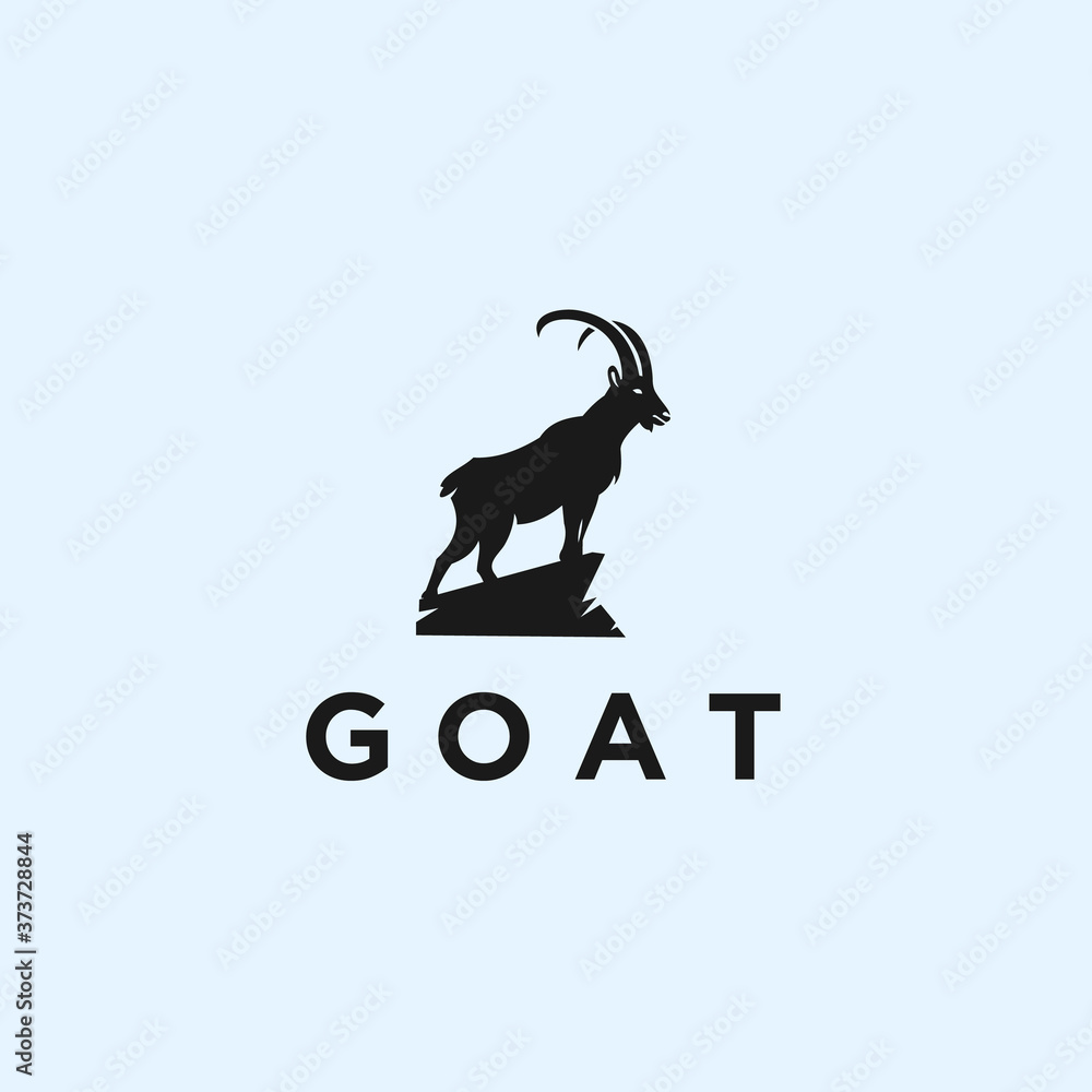 abstract goat logo. goat icon Stock Vector | Adobe Stock