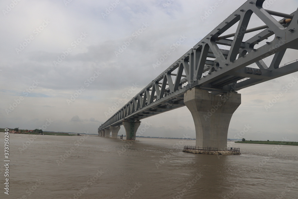 padma bridge on padma river at Bangladesh Stock Photo | Adobe Stock