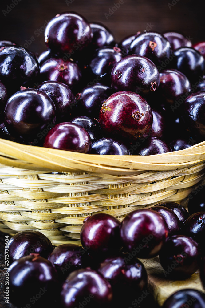 Brazilian fruit called jaboticaba or jabuticaba, is the native grape of ...