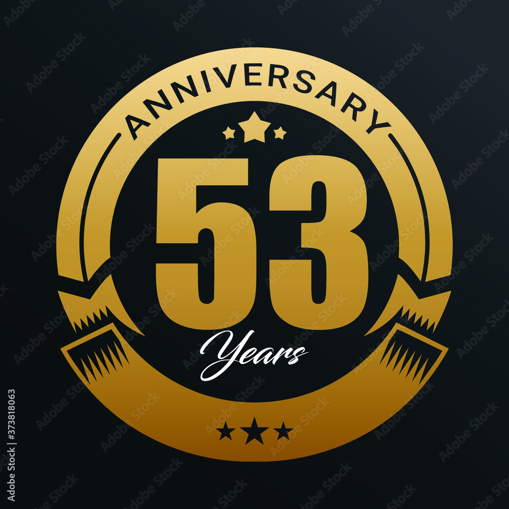 Anniversary logo, Year Anniversary logo design celebration, luxurious ...