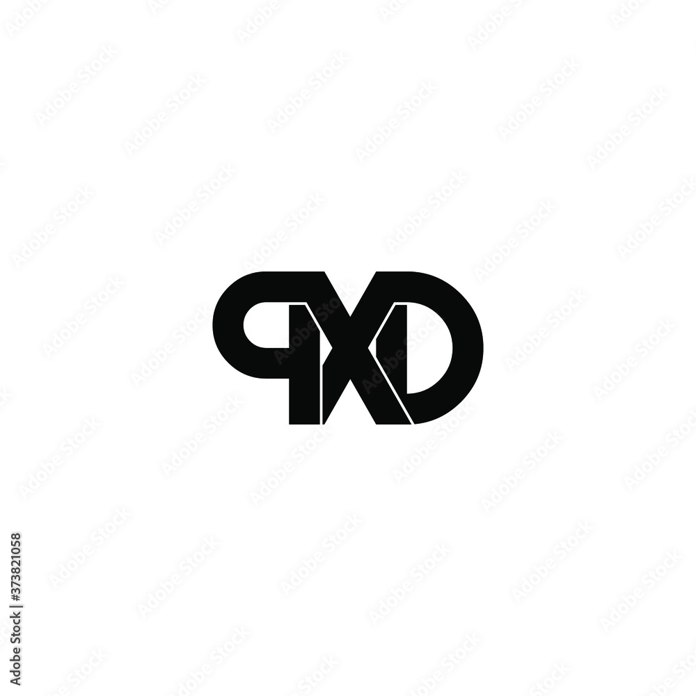 pxd letter original monogram logo design Stock Vector | Adobe Stock